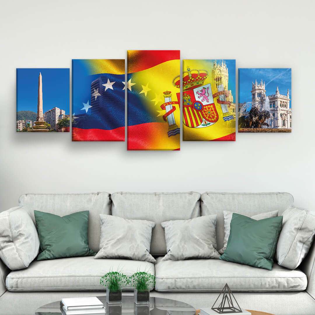 Cuadros originales de Caracas y Madrid