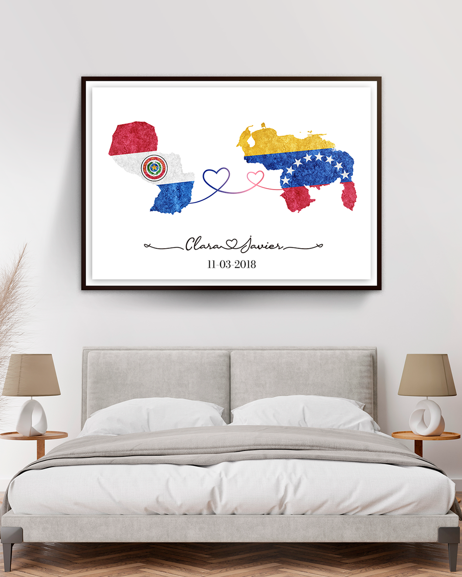 Cuadro Paisaje Venezolano | Playa, Tepuyes y Belleza Natural en Compos